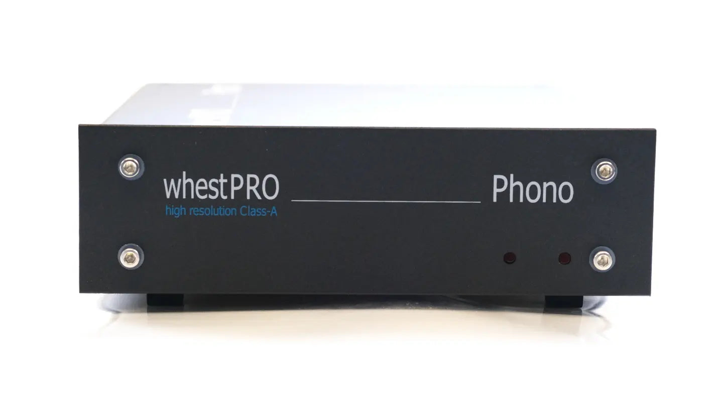 Full range of Whest audio phono stages.